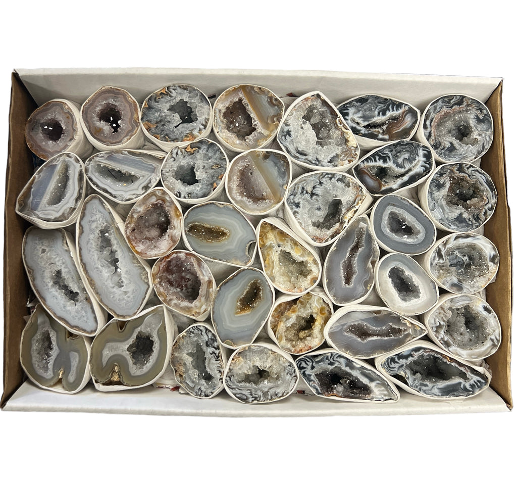 Oco A Grade Matched Pairs Geode Flats | Gem Center USA INC
