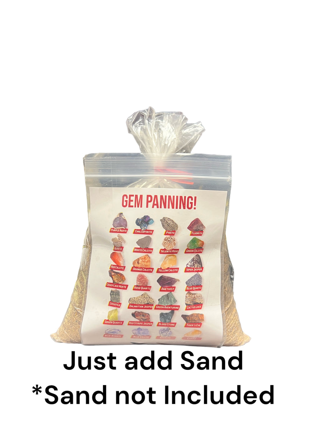 Gem Panning Bags-Just Add Sand | Gem Center USA INC