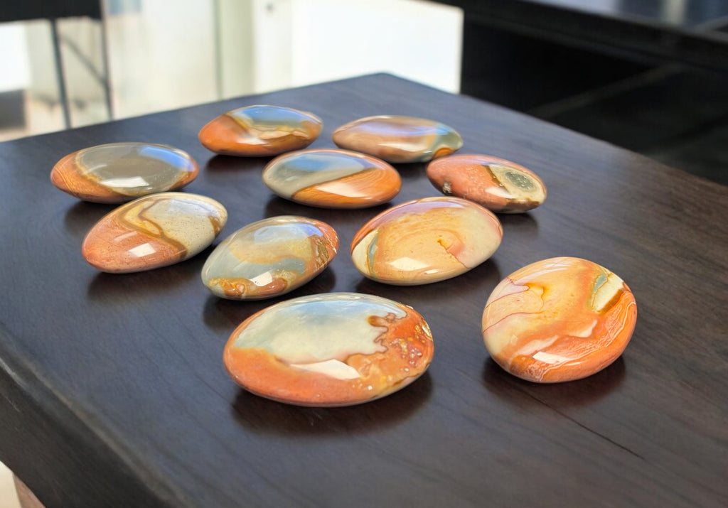 Polychrome Jasper Polished Stones 1/4 to 1/2 inch thick | Gem Center ...