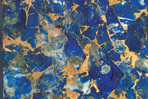 Lapis Metal Matrix Lapidary Rough | Gem Center USA INC