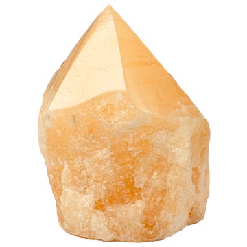 Orange Calcite Polished Points with a Flat Base | Gem Center USA INC
